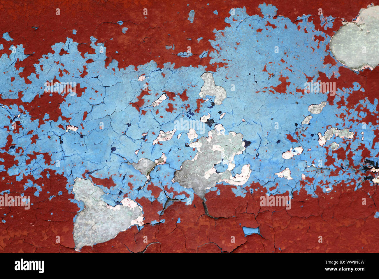 grunge red and blue aged wall texture vintage background Stock Photo ...