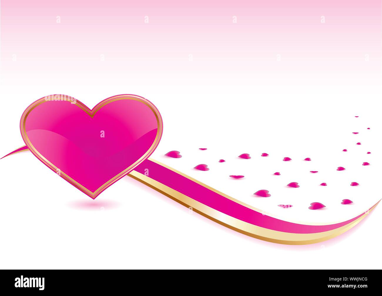 Pink heart background Stock Vector Image & Art - Alamy