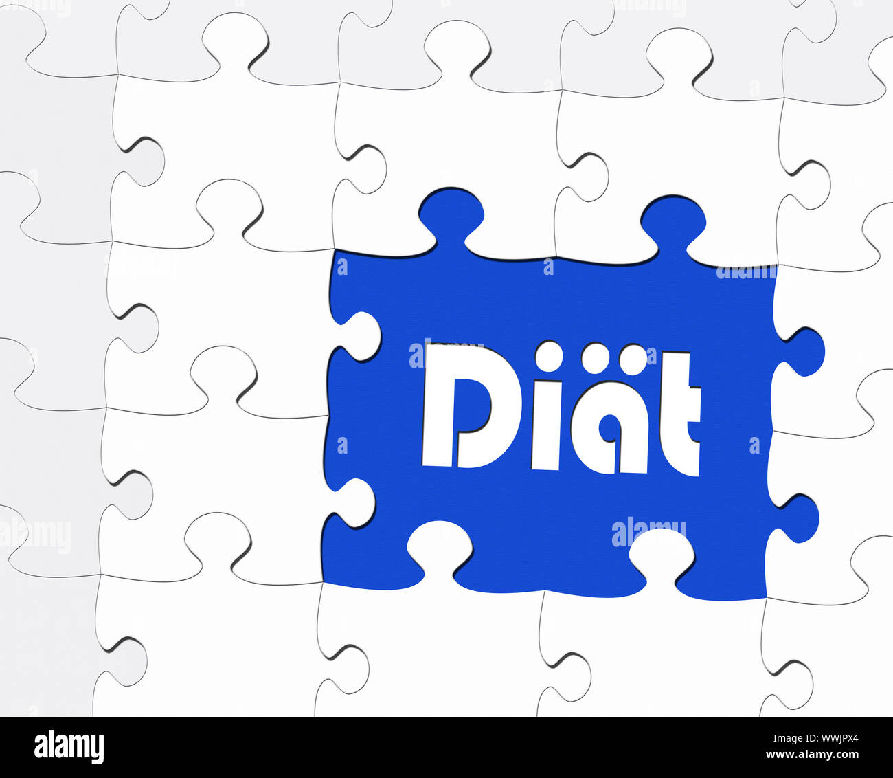 Diet - Puzzle Stock Photo - Alamy