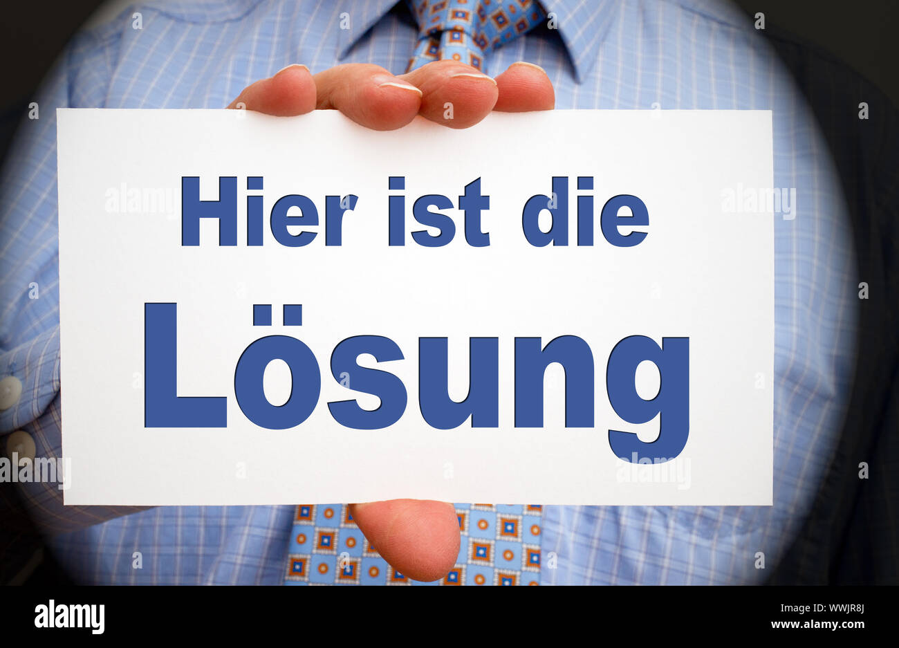 Here is the solution Stock Photo - Alamy