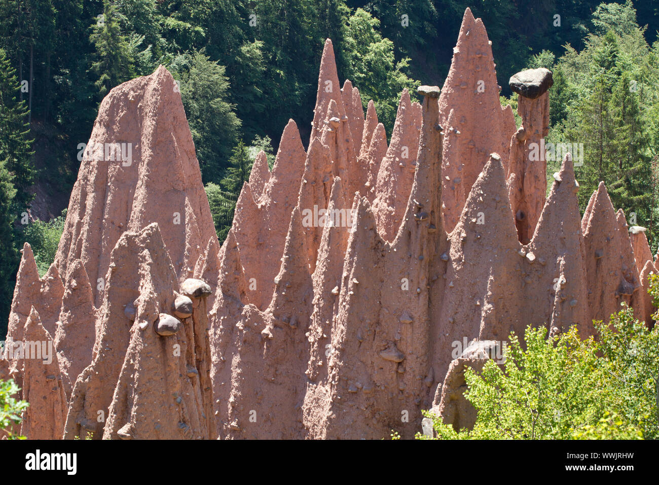 Earth pyramids in dolomites hi-res stock photography and images - Alamy