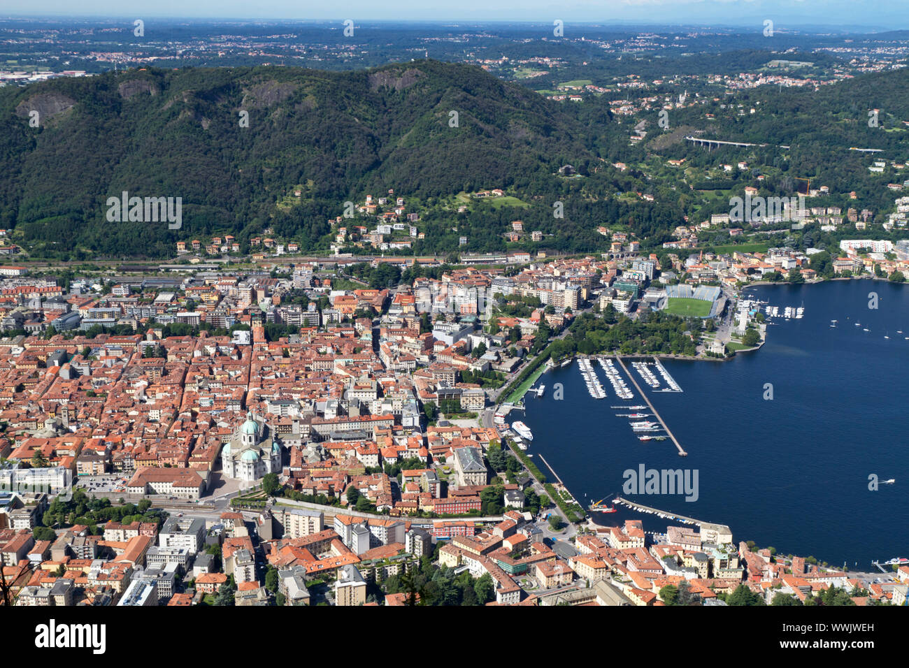Como cathedral aerial hi-res stock photography and images - Alamy