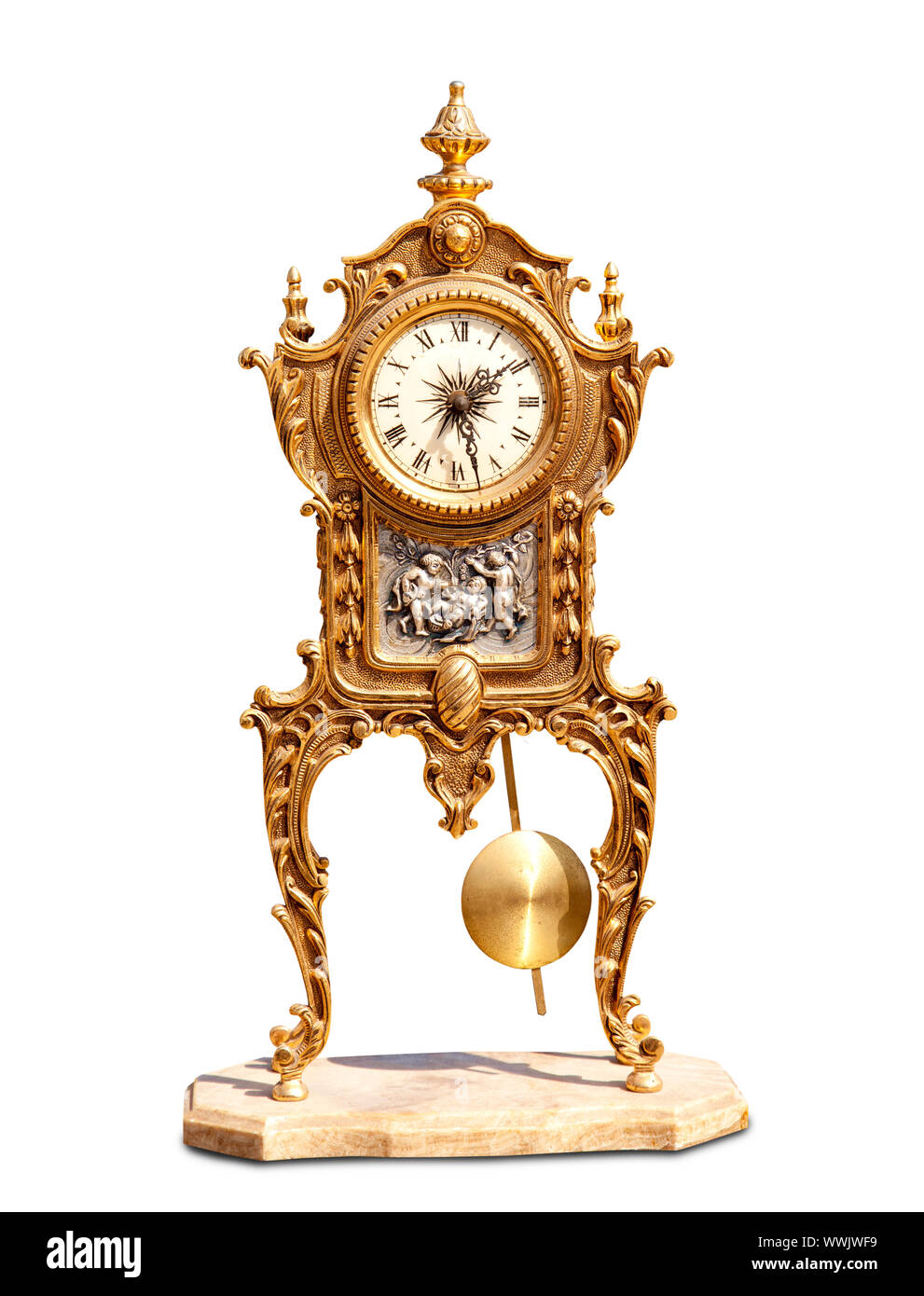Brass Pendulum Clock at Jose Mccoy blog