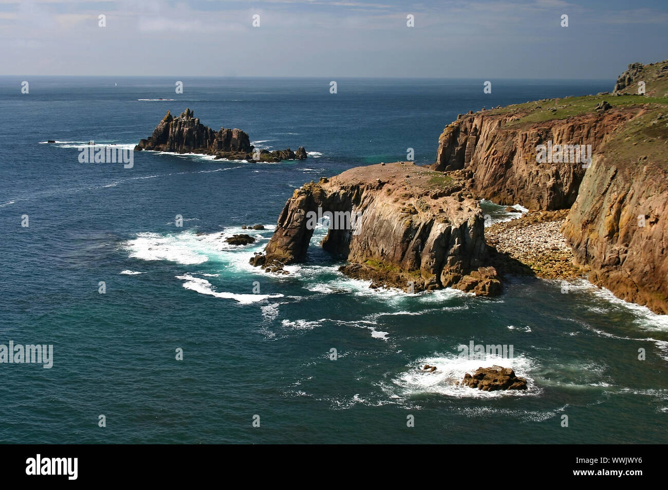 This spectacular rock formation just off the tip of the Lands End ...