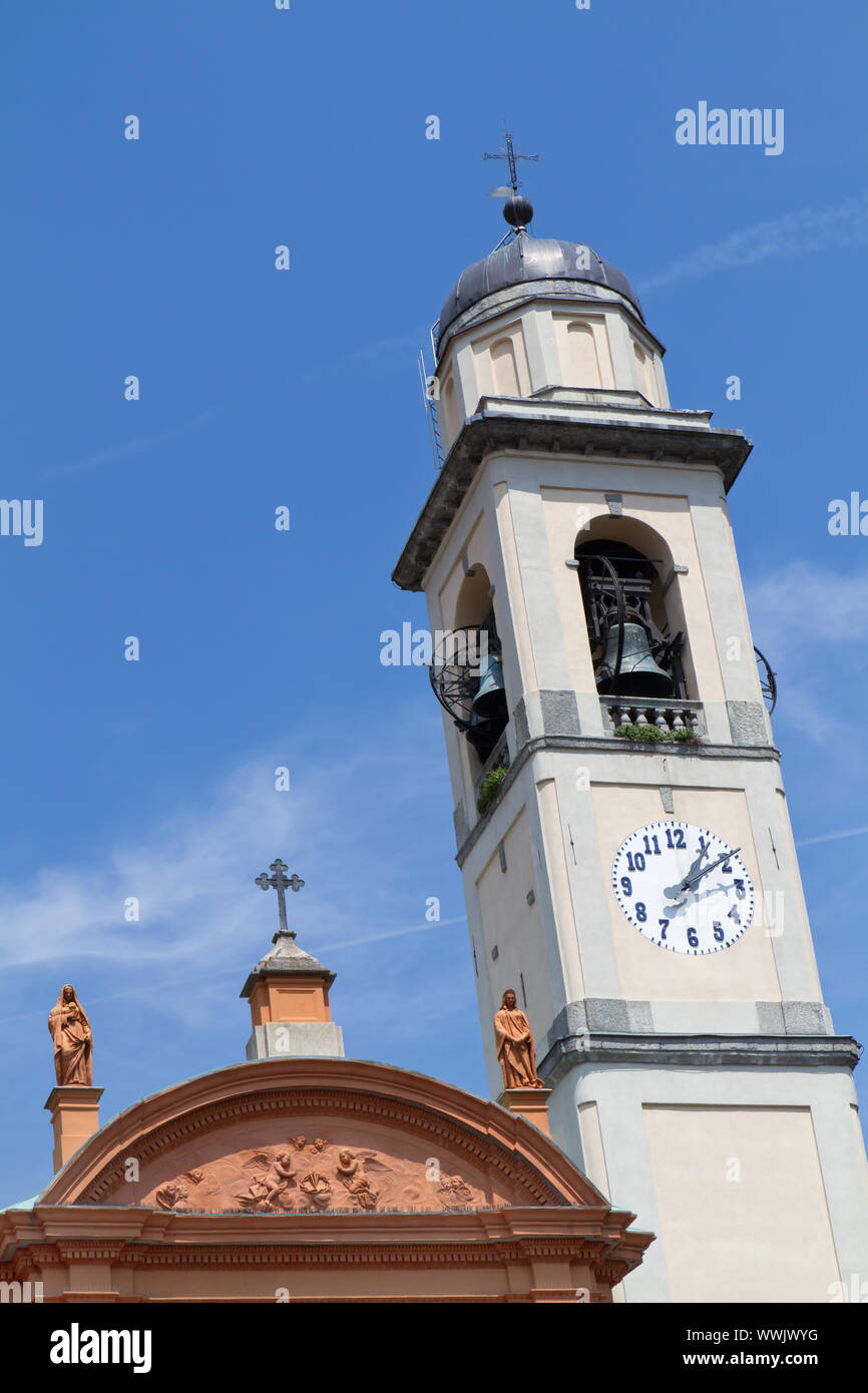 Historic church on Lake Como, Italy Stock Photo - Alamy