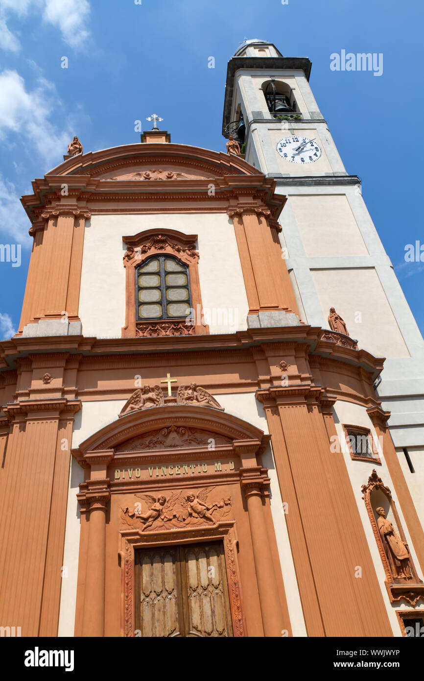 Historic church on Lake Como, Italy Stock Photo - Alamy