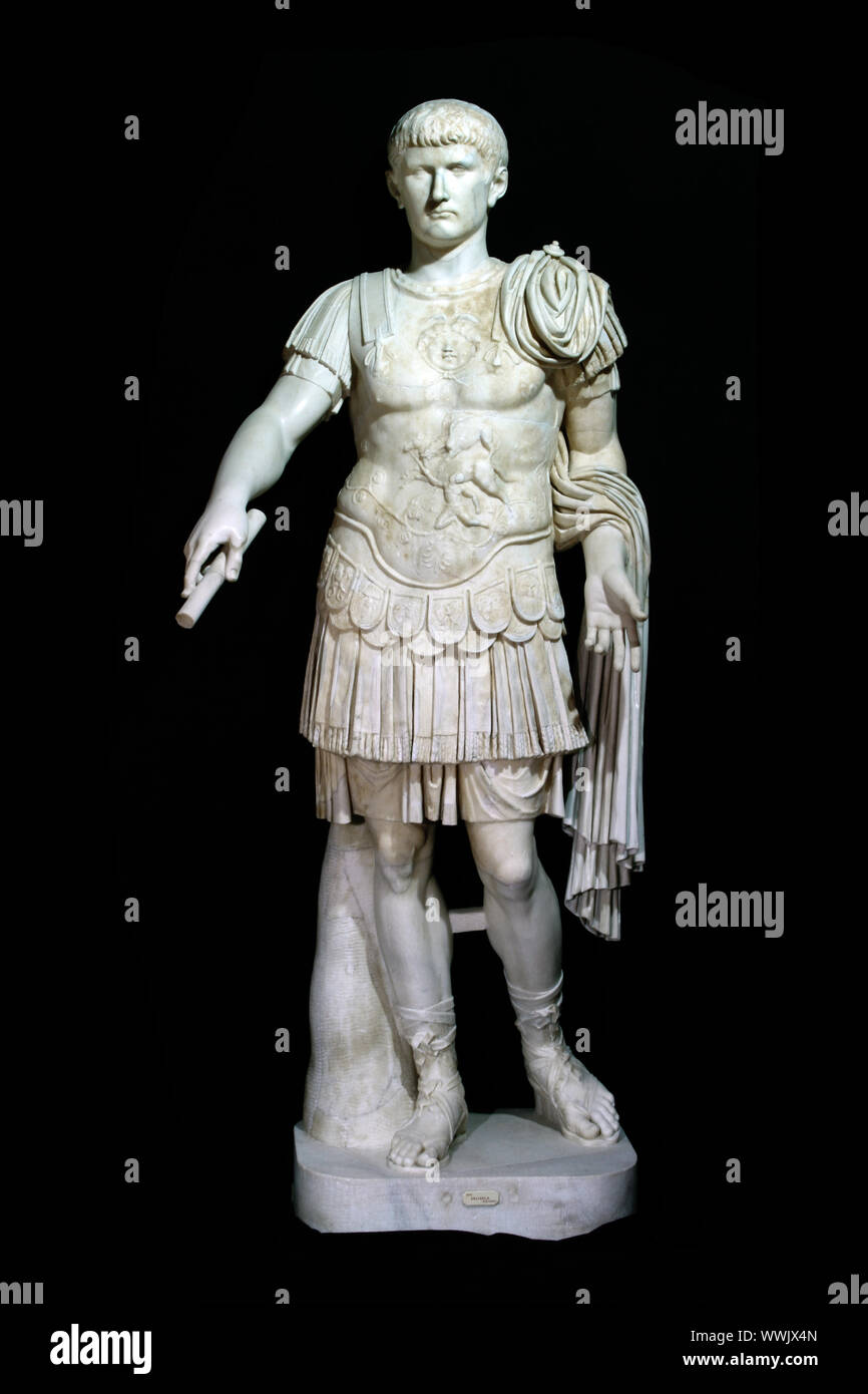 Emperor Caligula, 1st century. Found in the Collection of Museo ...