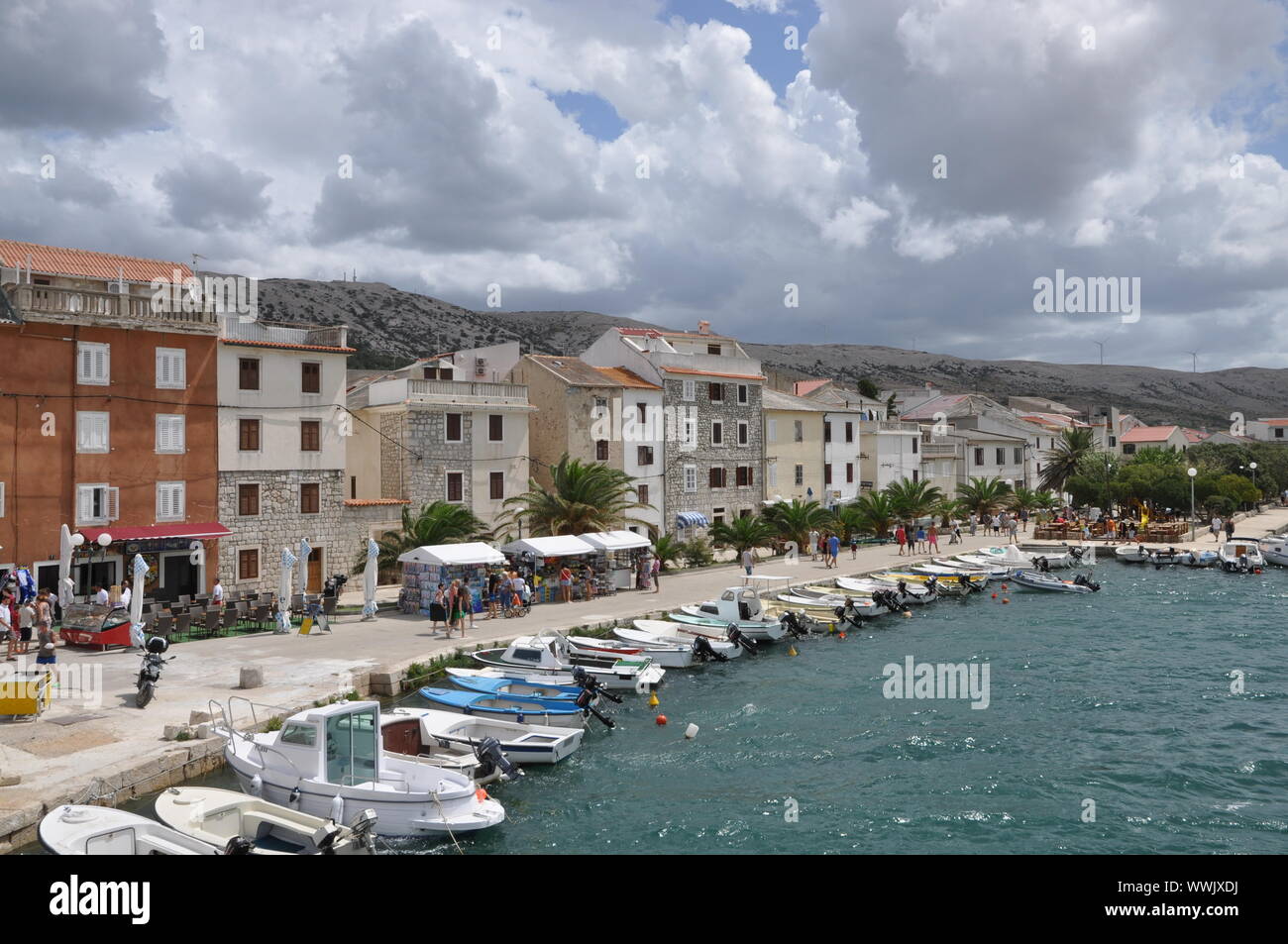 Pag on the island of Pag Stock Photo - Alamy