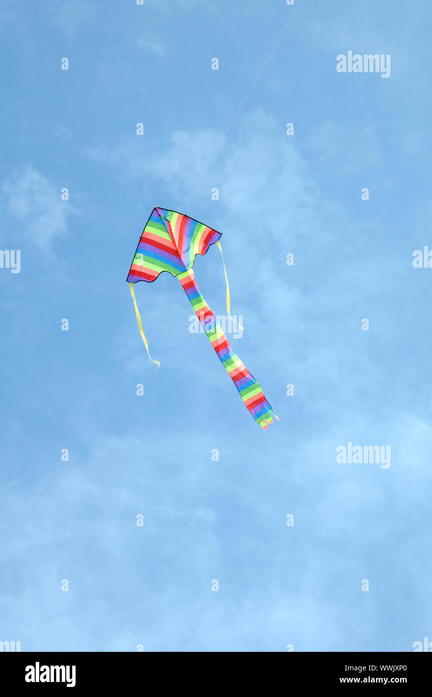 Kite with ribbon hi-res stock photography and images - Alamy