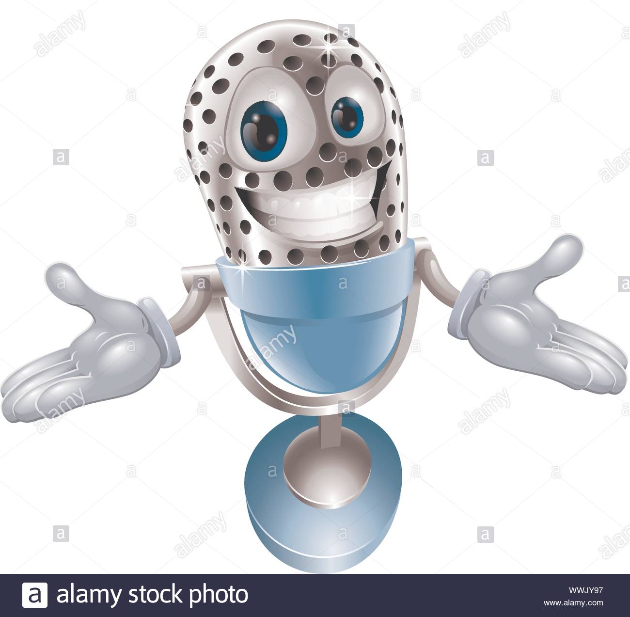 Cartoon Microphone High Resolution Stock Photography and Images - Alamy