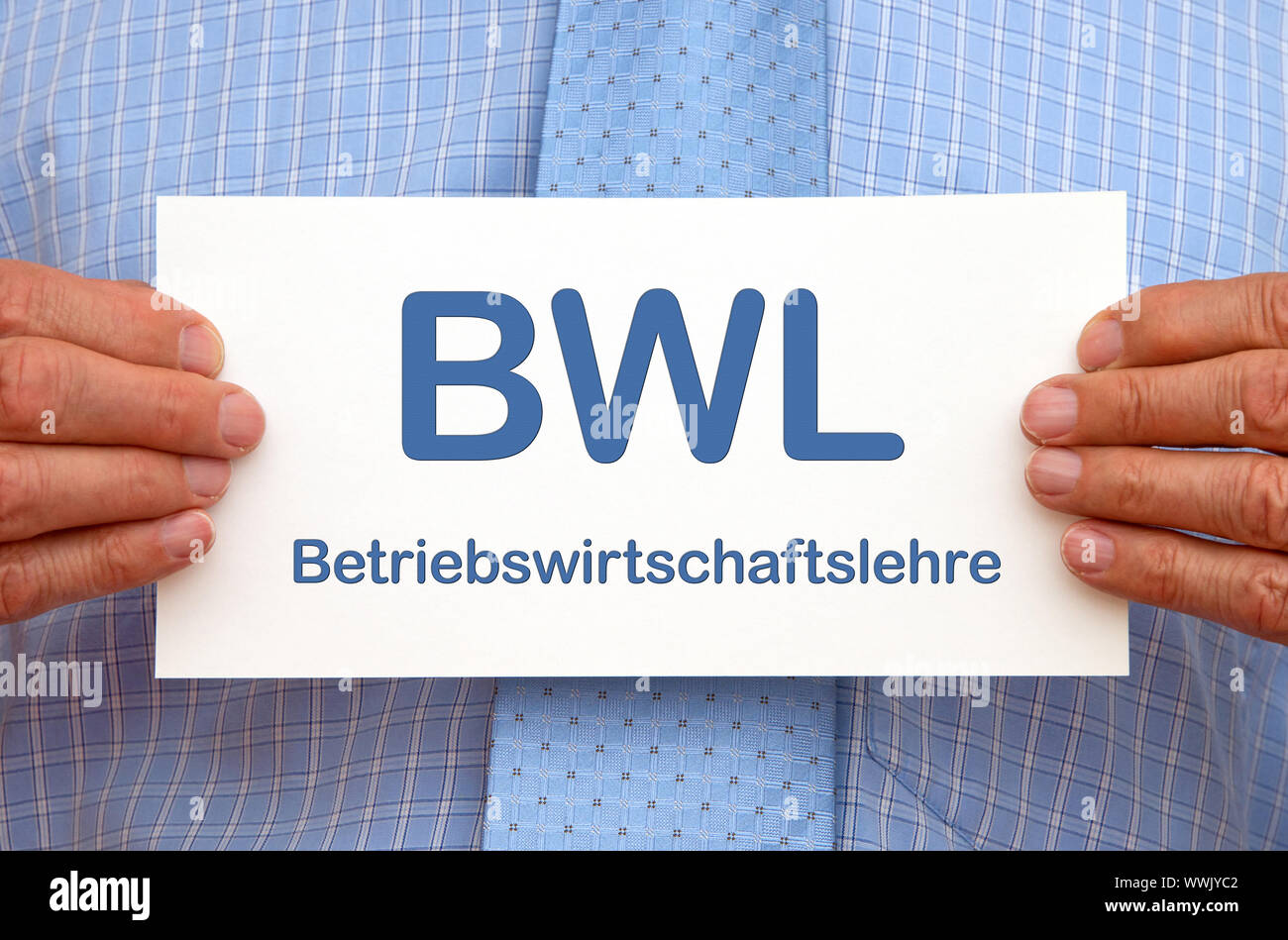 BWL - Business Administration Stock Photo - Alamy
