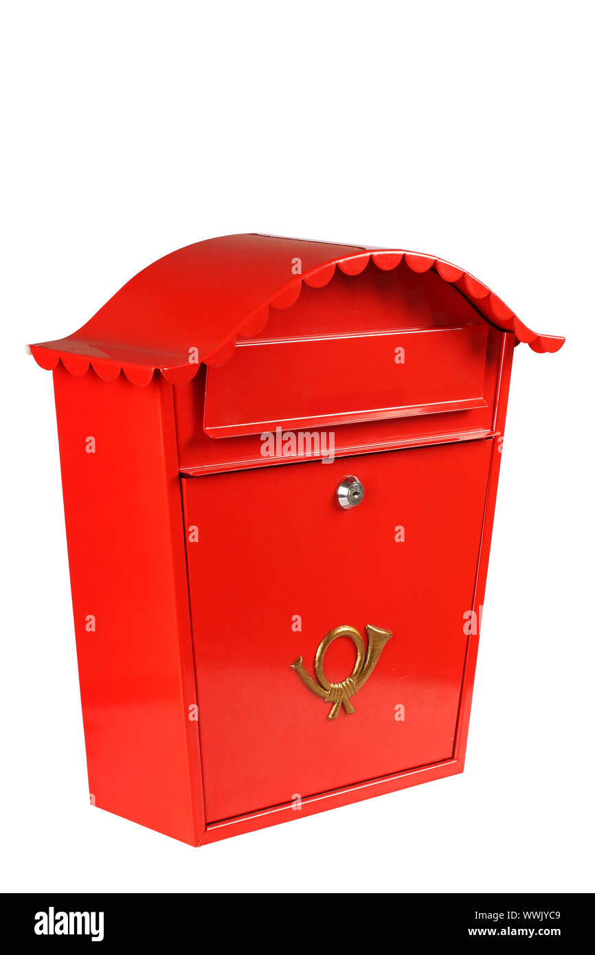 Red letter box letterbox Cut Out Stock Images & Pictures - Alamy