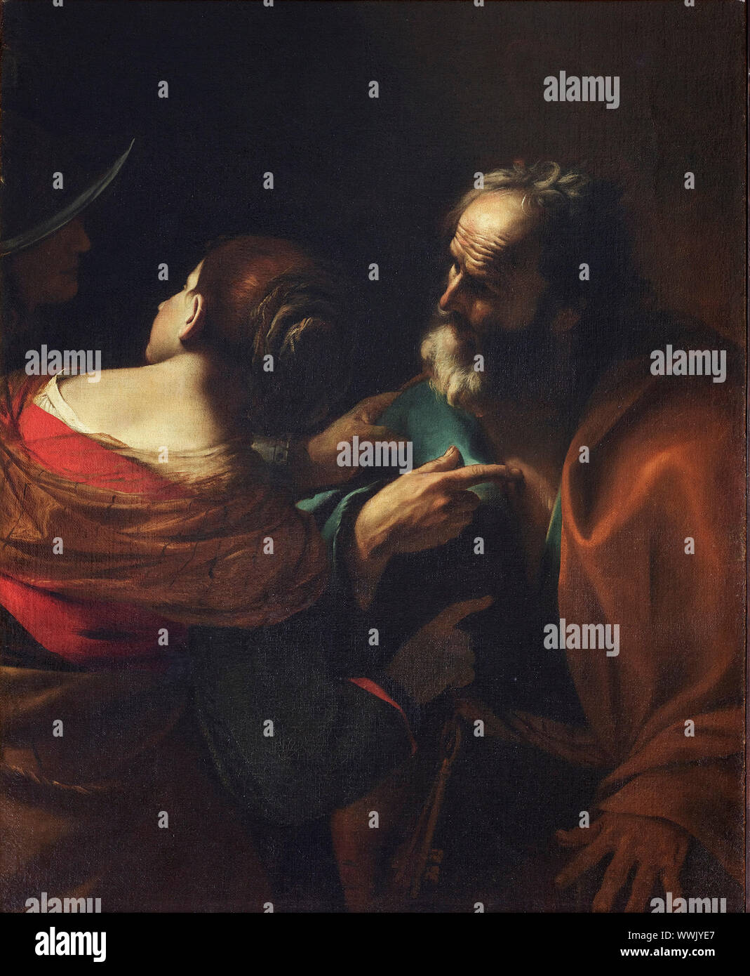 The Denial of Saint Peter, ca 1637-1640. Found in the Collection of ...