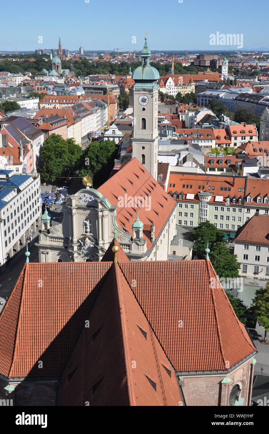 View over Munich Stock Photo - Alamy