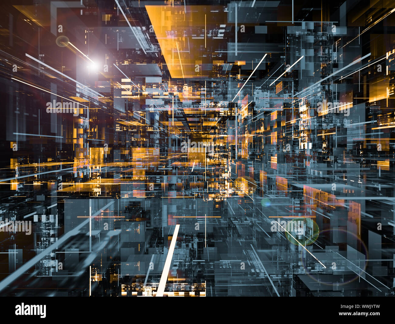 Interplay of three dimensional technology grids and lights on the ...