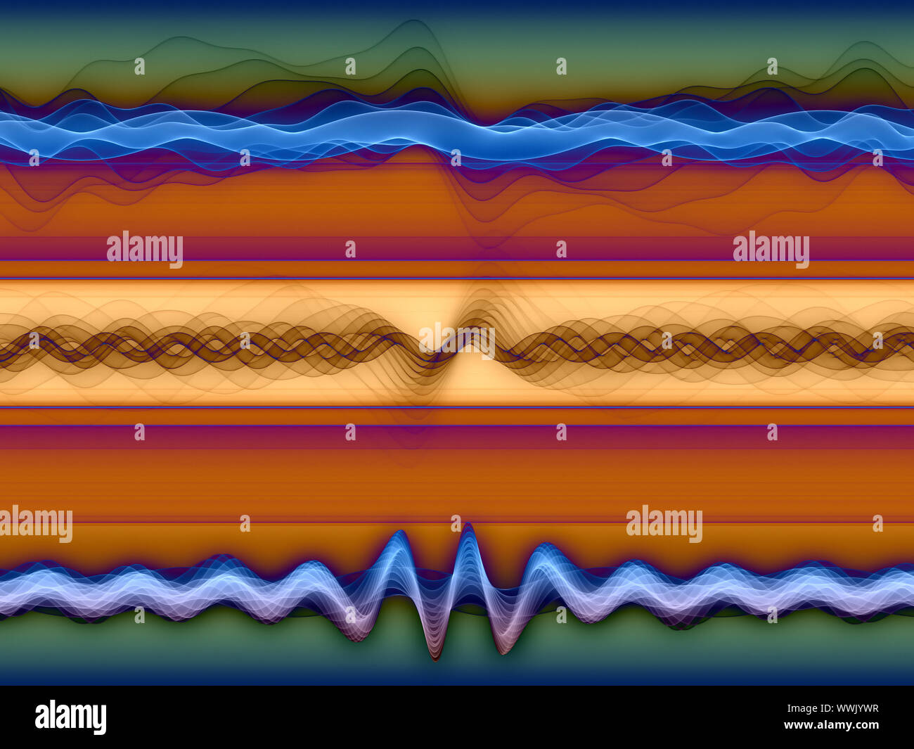 Sound sine waves background suitable for audio, music and science ...