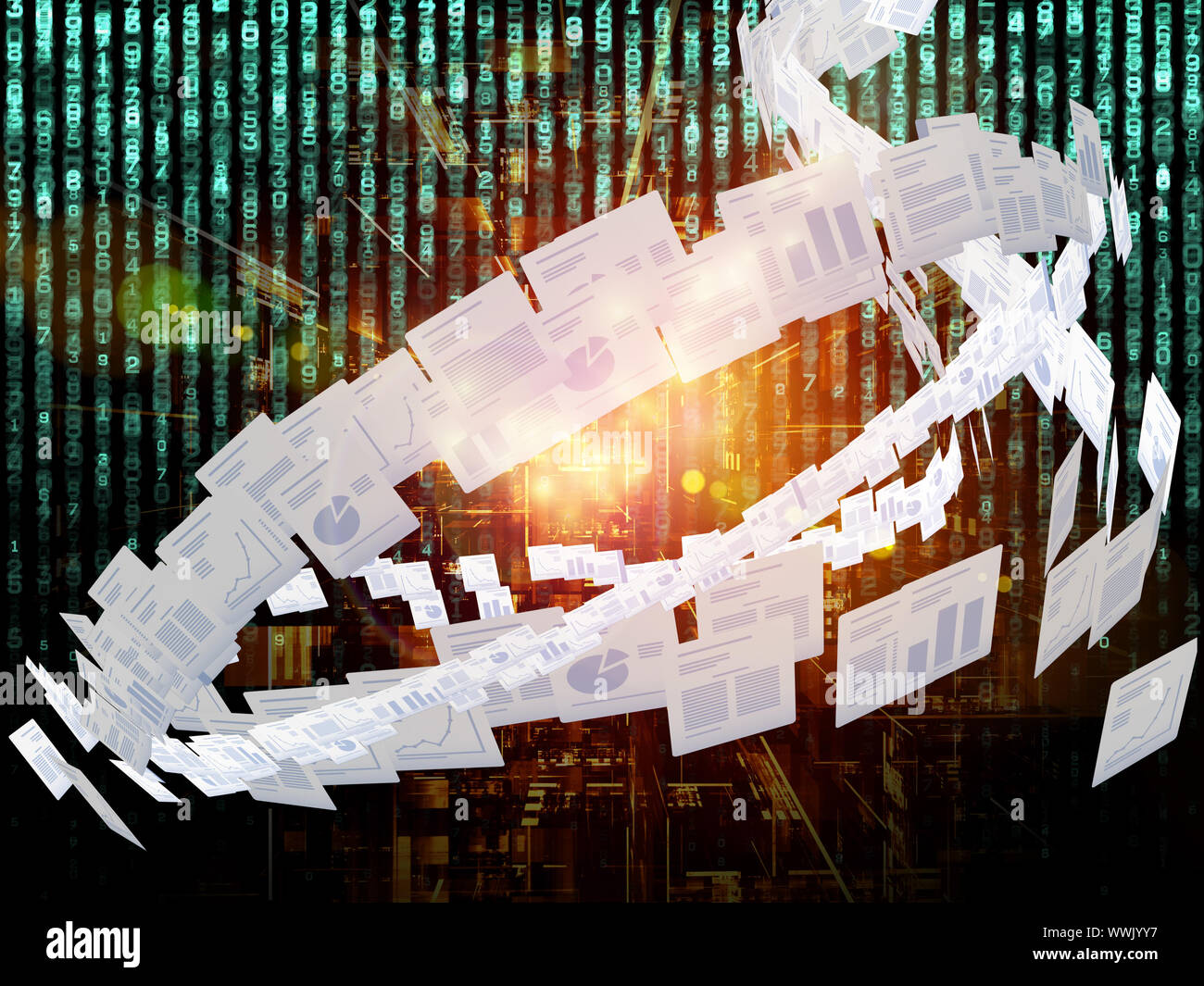 Interplay of documents and technological background in three ...
