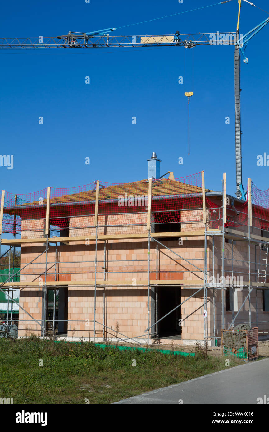 House building in Germany Stock Photo - Alamy