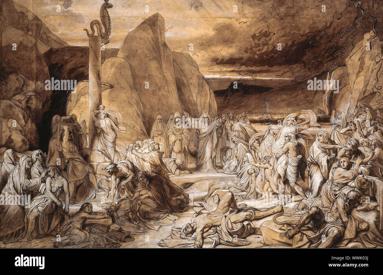 Brazen serpent moses bible High Resolution Stock Photography and Images ...