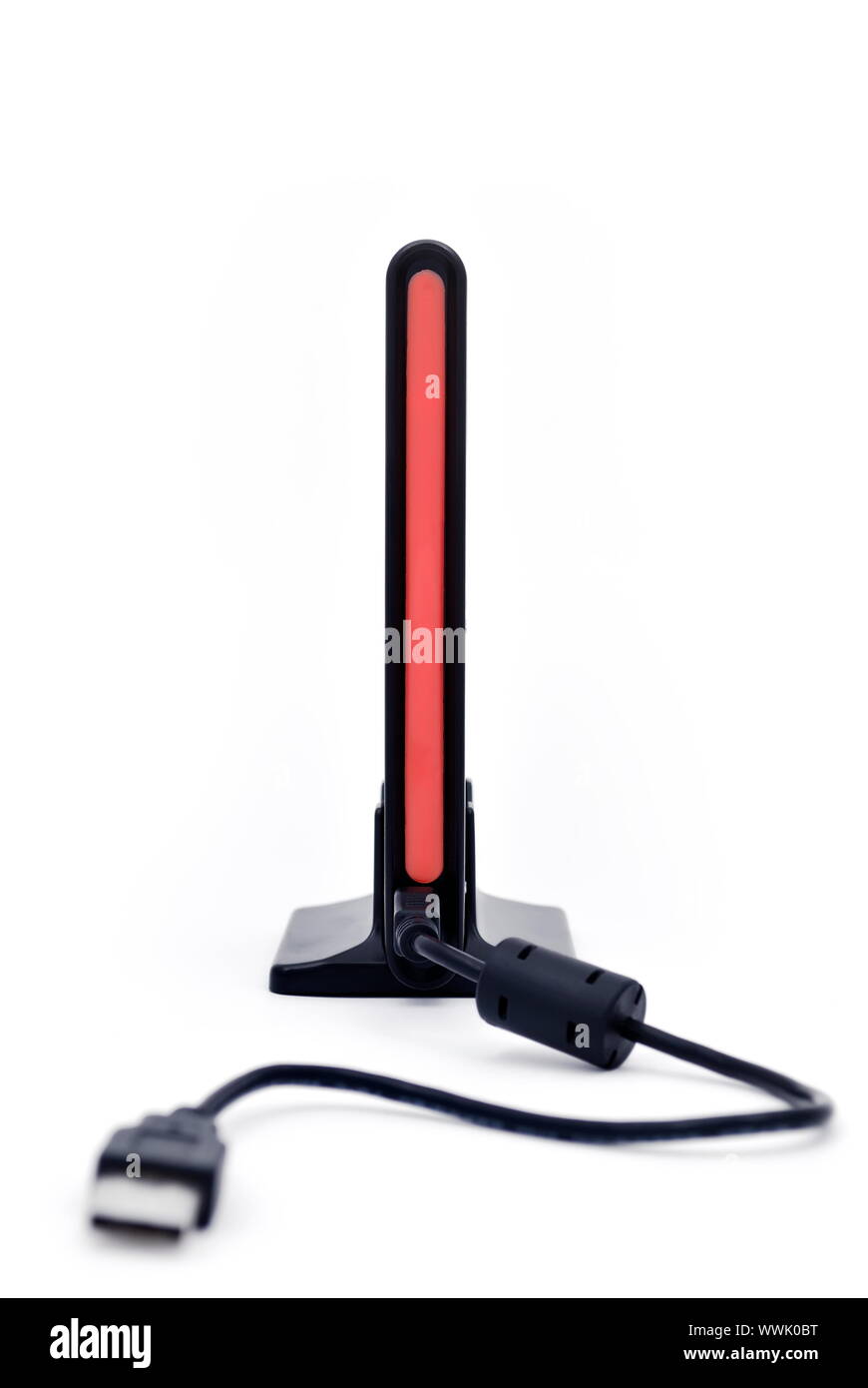 Portable hard drive on a stand in profile Stock Photo - Alamy