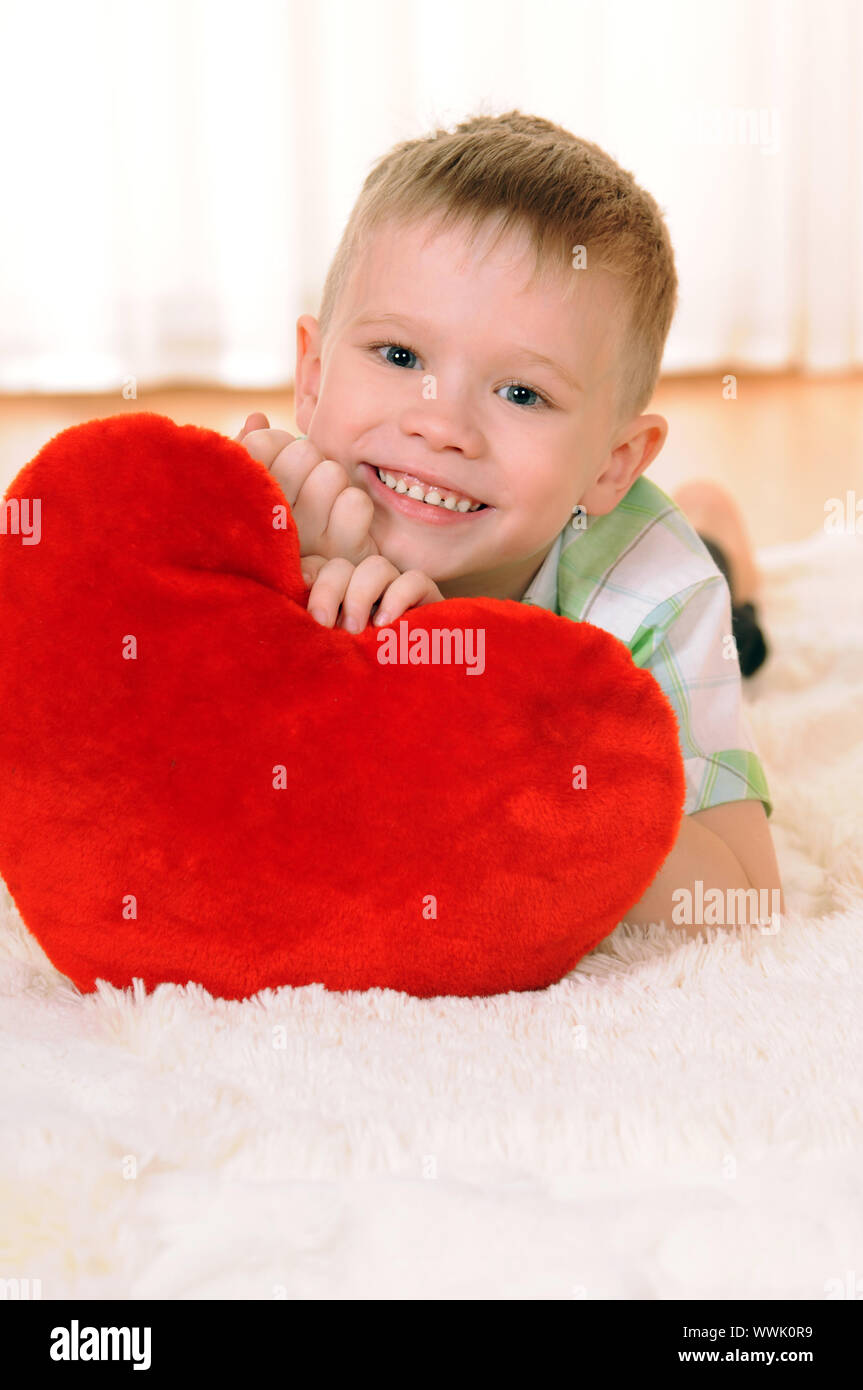 child with a heart Stock Photo - Alamy