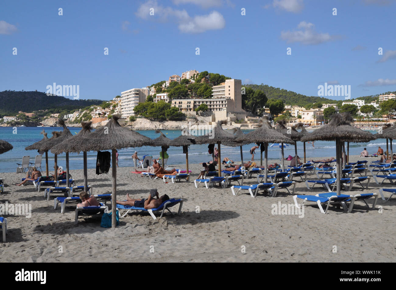 Palmira beach in Peguera, Mallorca Stock Photo - Alamy