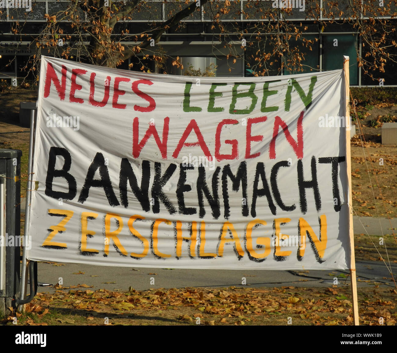 Poster of the Occupy movement Stock Photo - Alamy