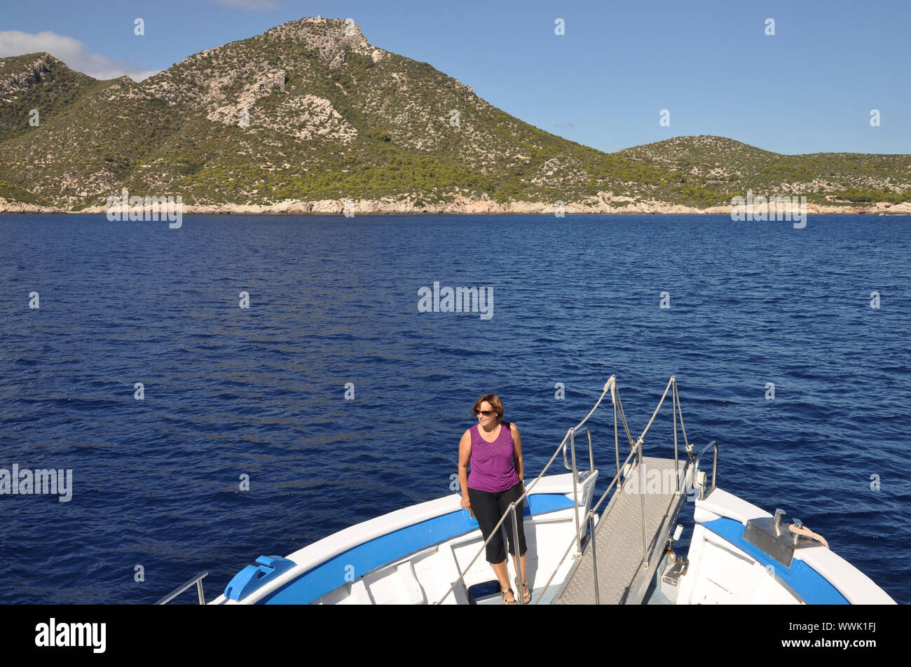 Drive to Dragonera Island Stock Photo - Alamy