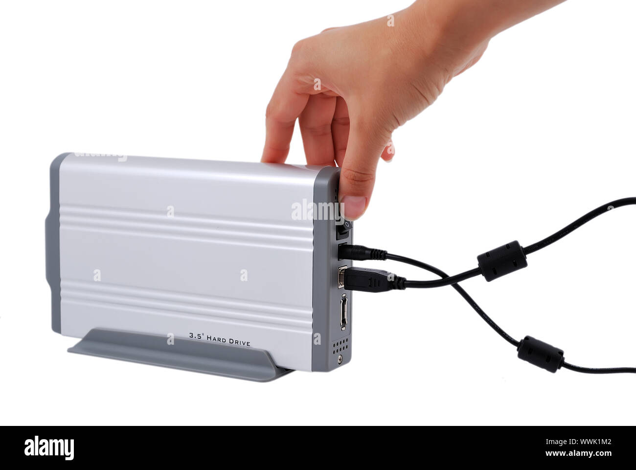 External hard drive back up hi-res stock photography and images - Alamy