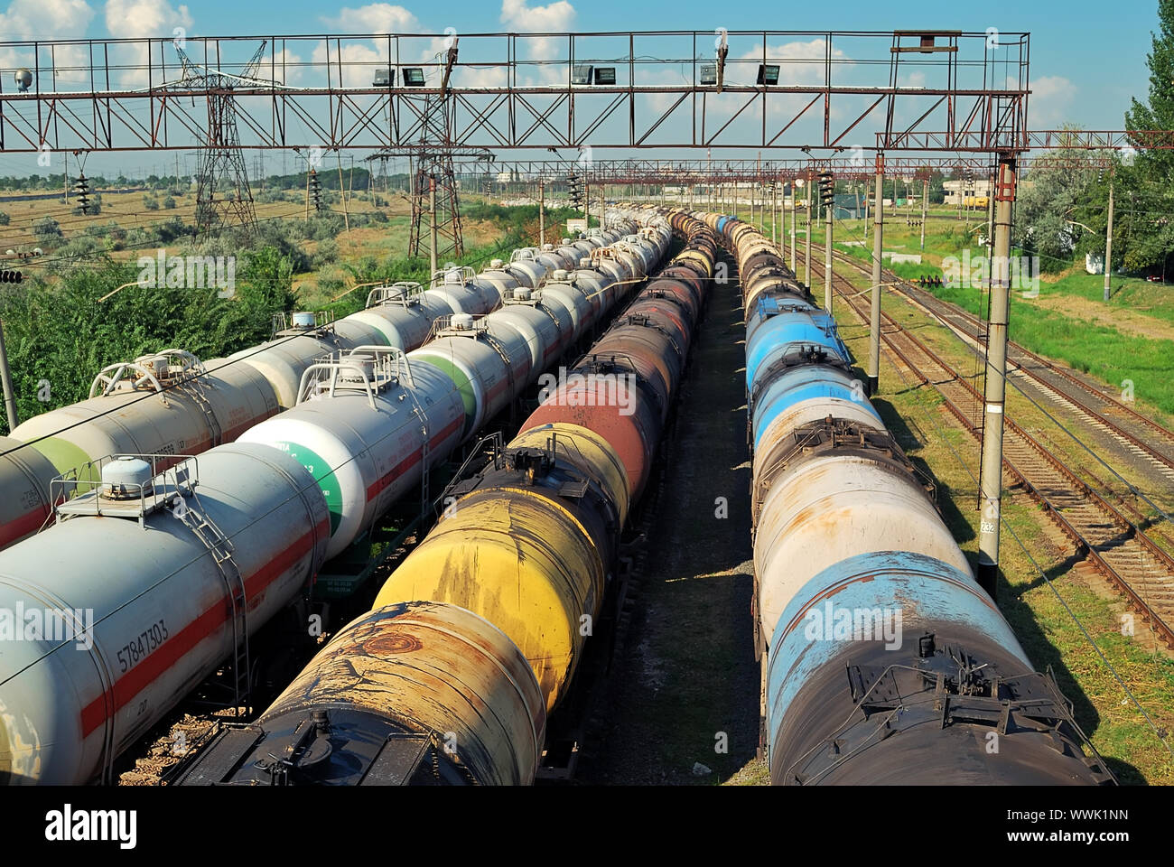 Train transports tanks hi-res stock photography and images - Alamy