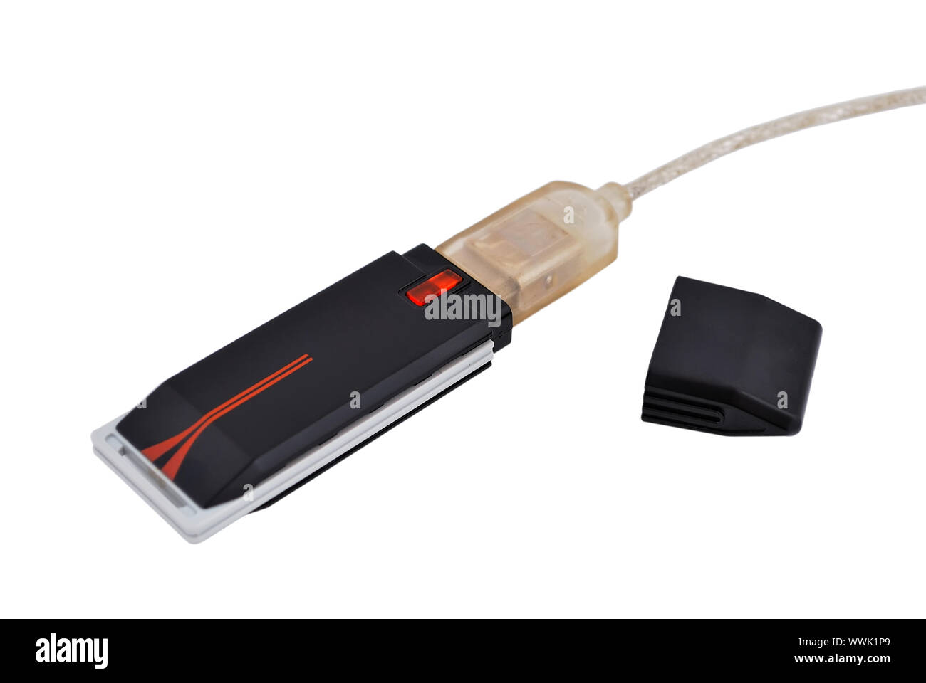 USB Wi-Fi adapter on a white background Stock Photo - Alamy