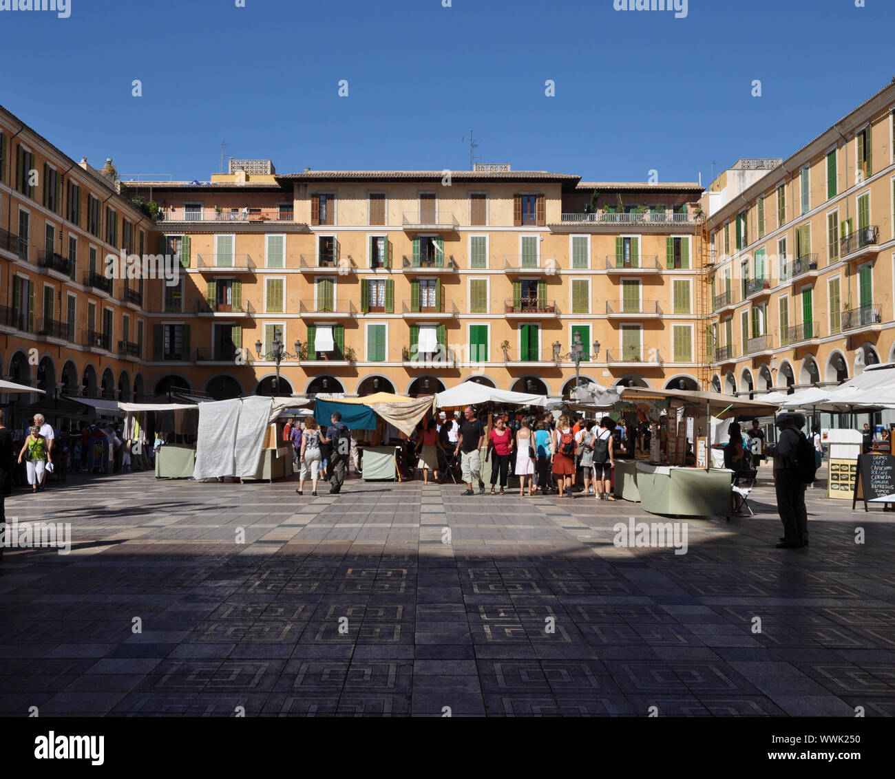 Placa Major in Palma, Mallorca Stock Photo - Alamy