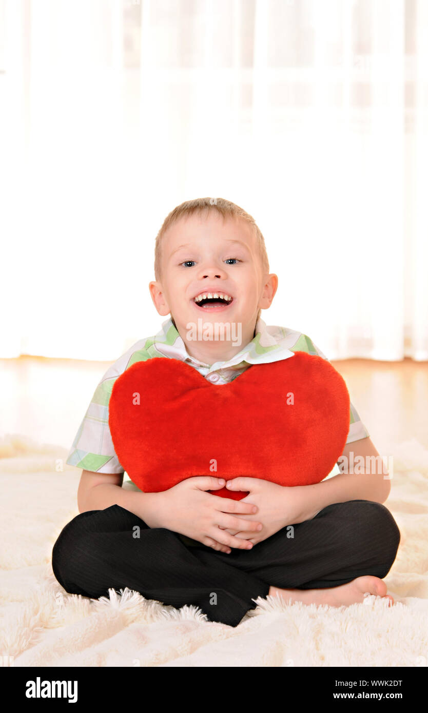 child with a heart Stock Photo - Alamy
