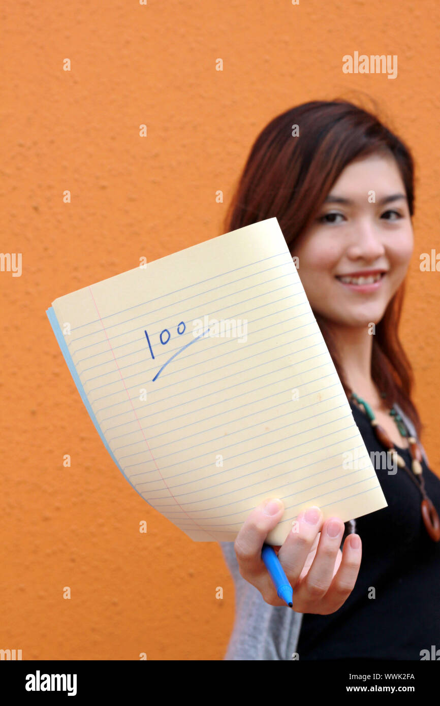 Exam paper full marks hi-res stock photography and images - Alamy