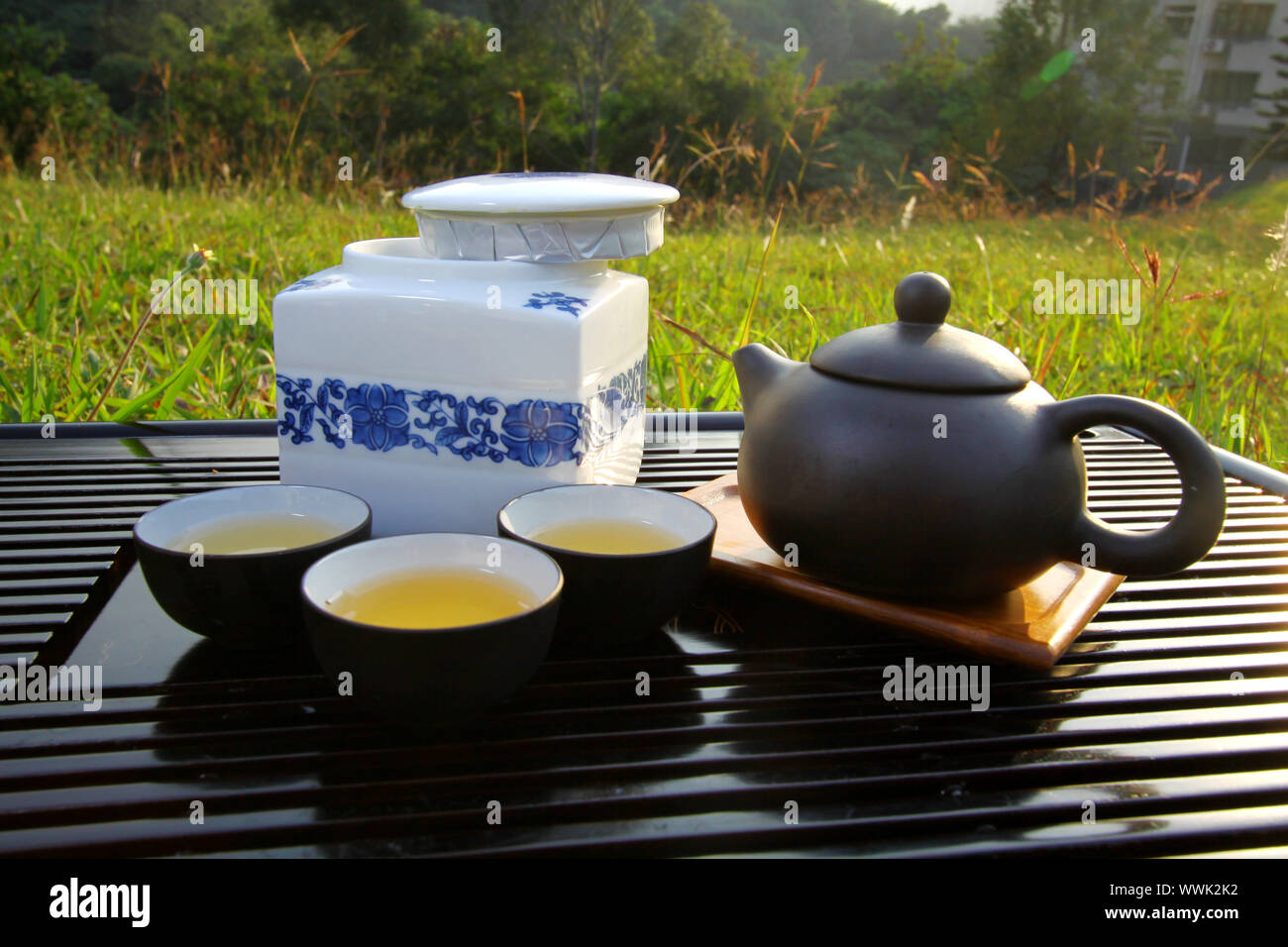 Chinese tea set Stock Photo - Alamy