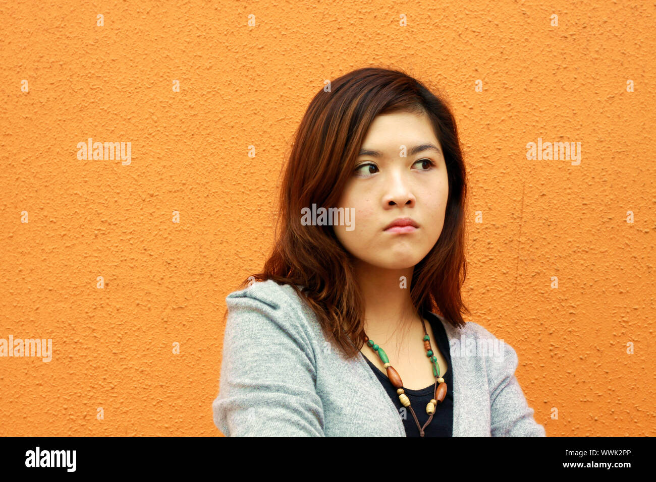 Angry asian woman Stock Photo - Alamy