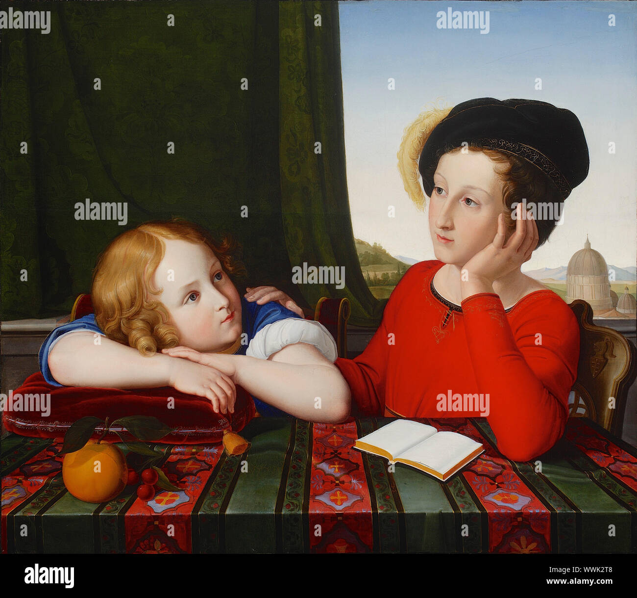 Wienczyslaw and Konstanty Potocki (Double Portrait of the Sons of a ...