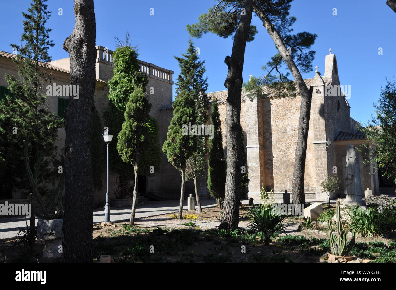 Monastery on Mallorca Stock Photo - Alamy