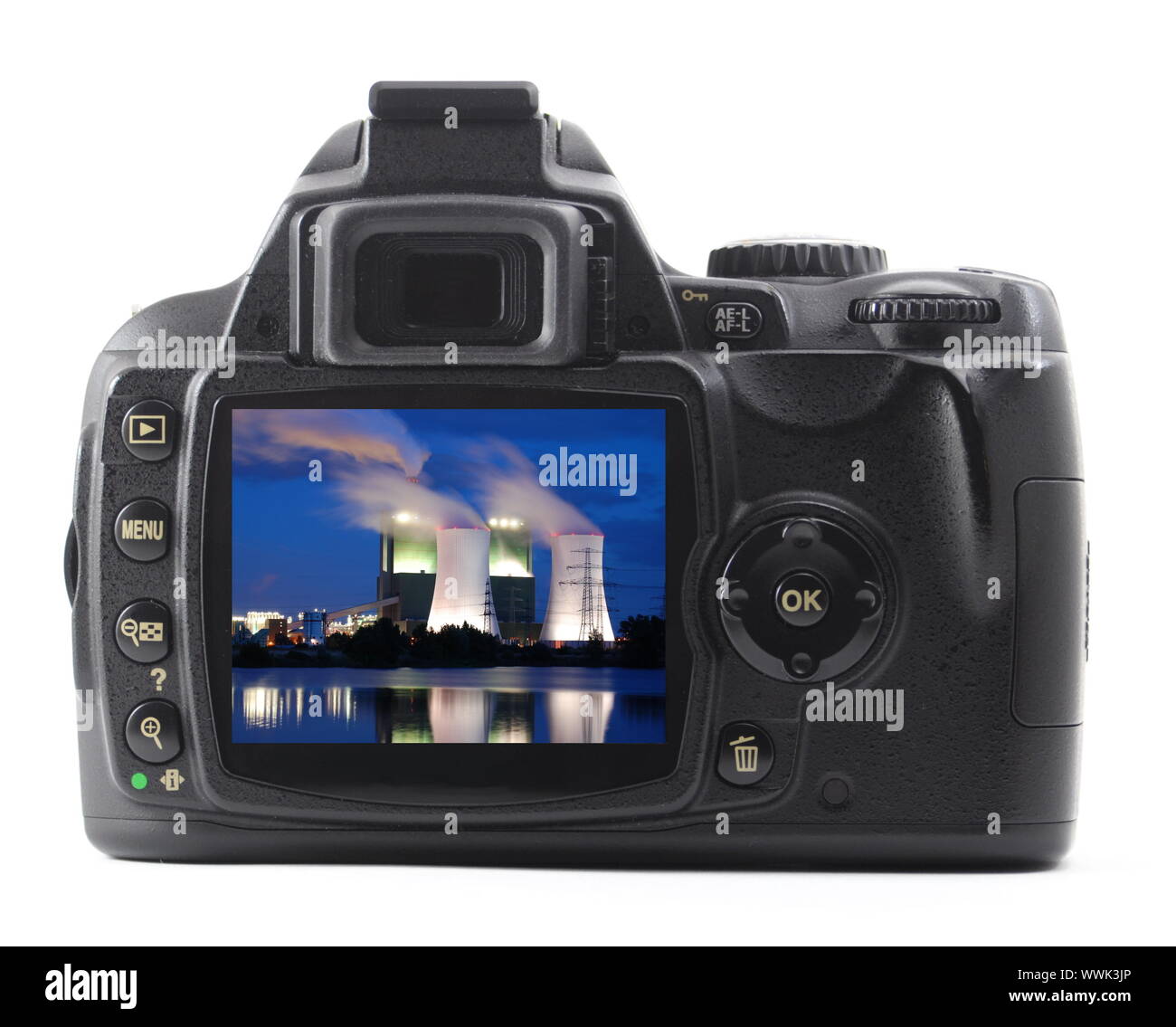 dslr or digicam and industry isolated on white background Stock Photo ...