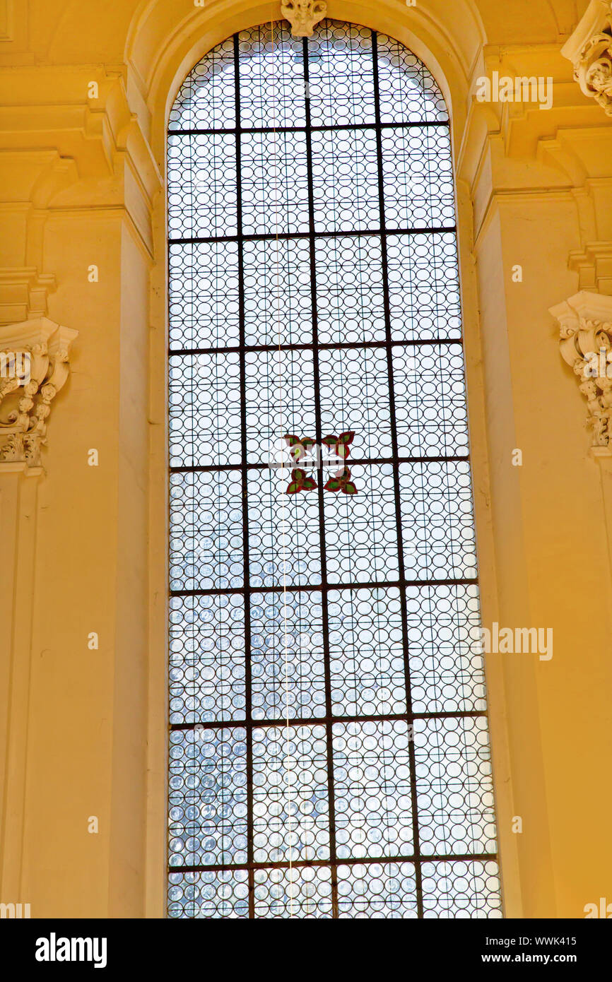 Baroque church window Stock Photo - Alamy