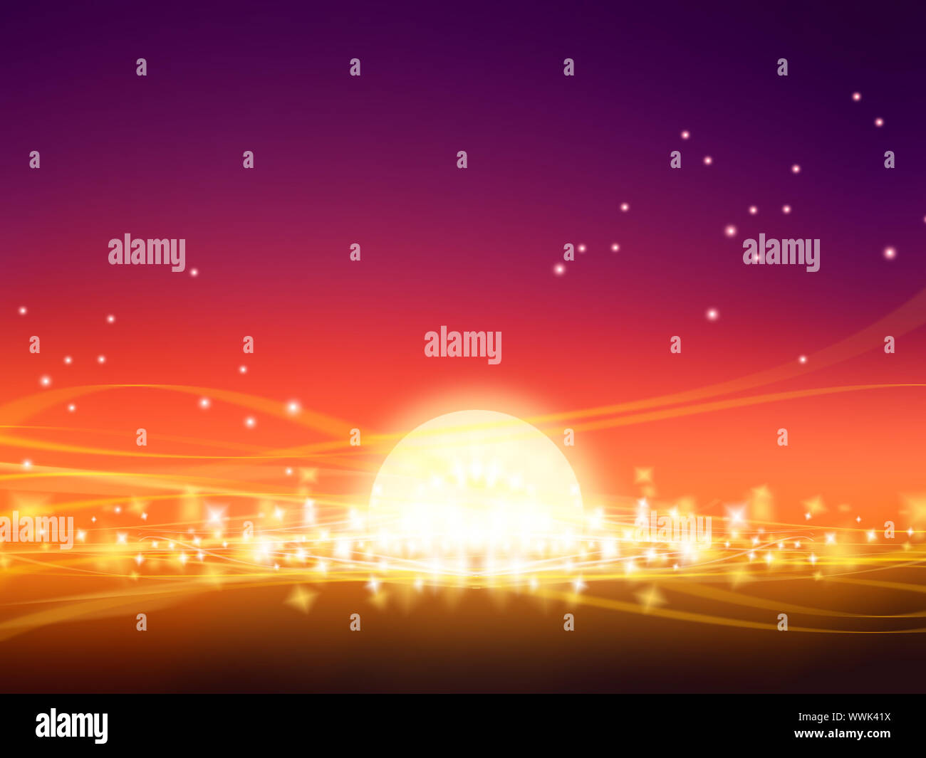 holiday background has shining luminous elements of design Stock Photo ...