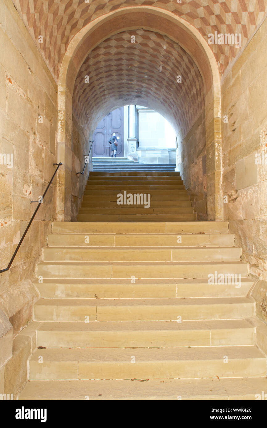 Stone staircase and gateway hi-res stock photography and images - Alamy
