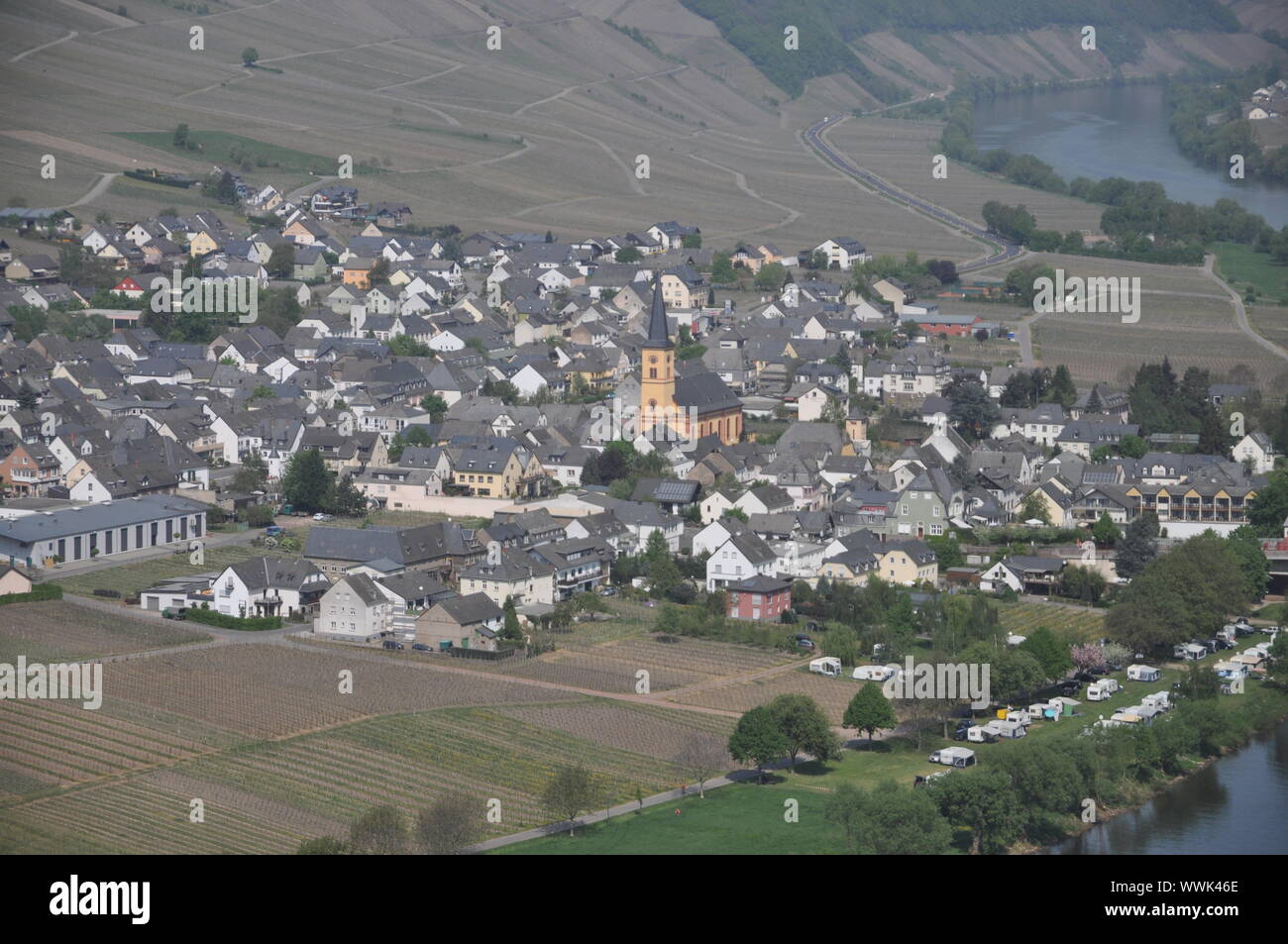 Trittenheim on the Mosel Stock Photo - Alamy