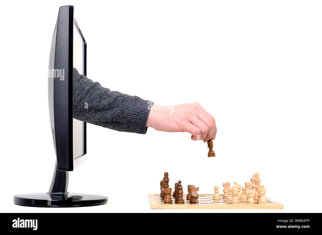 Computer chess hi-res stock photography and images - Alamy