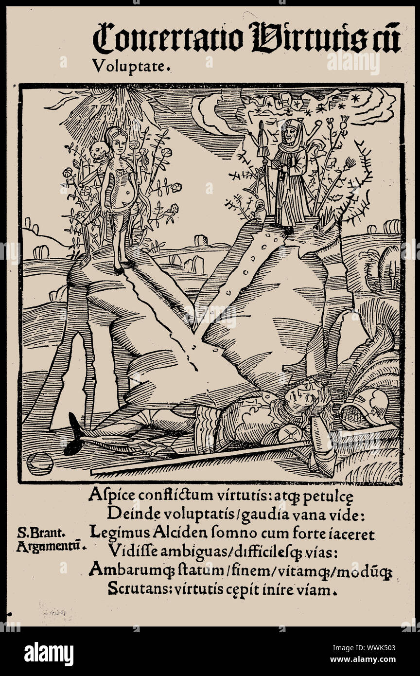 Illustration to the book "Ship of Fools" by Sebastian Brant, 1497 ...