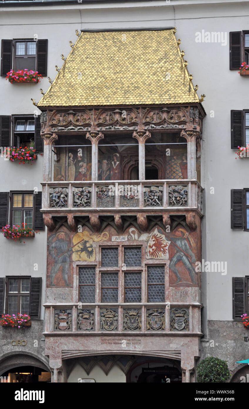 Golden Roof in Innsbruck Stock Photo - Alamy