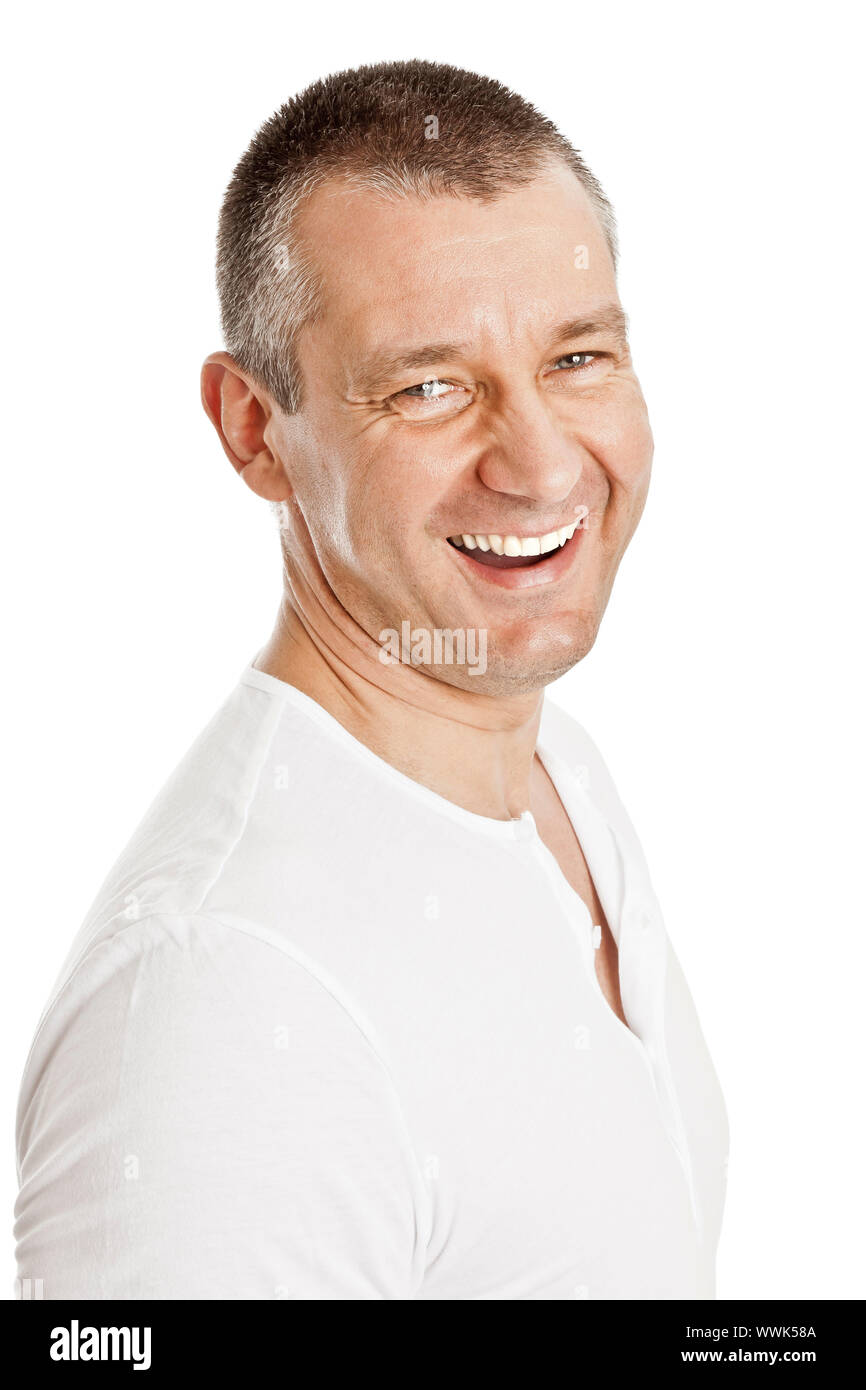 An image of a handsome middle age man Stock Photo - Alamy