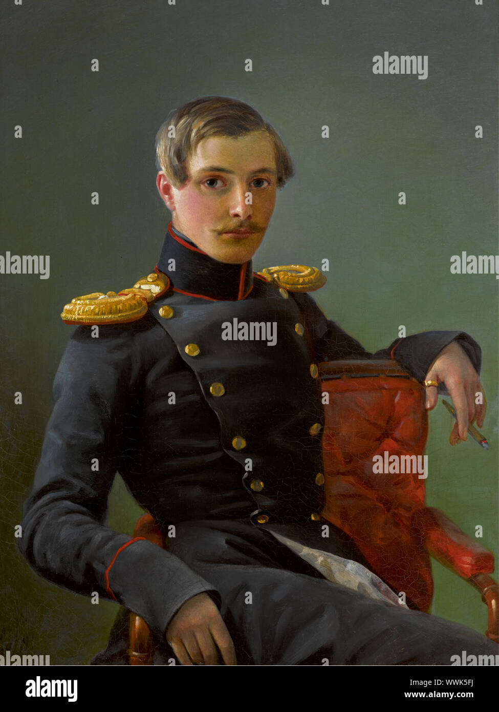 Portrait of Andrei Nikolaevich Karamzin (1814-1854), 1836. Private ...