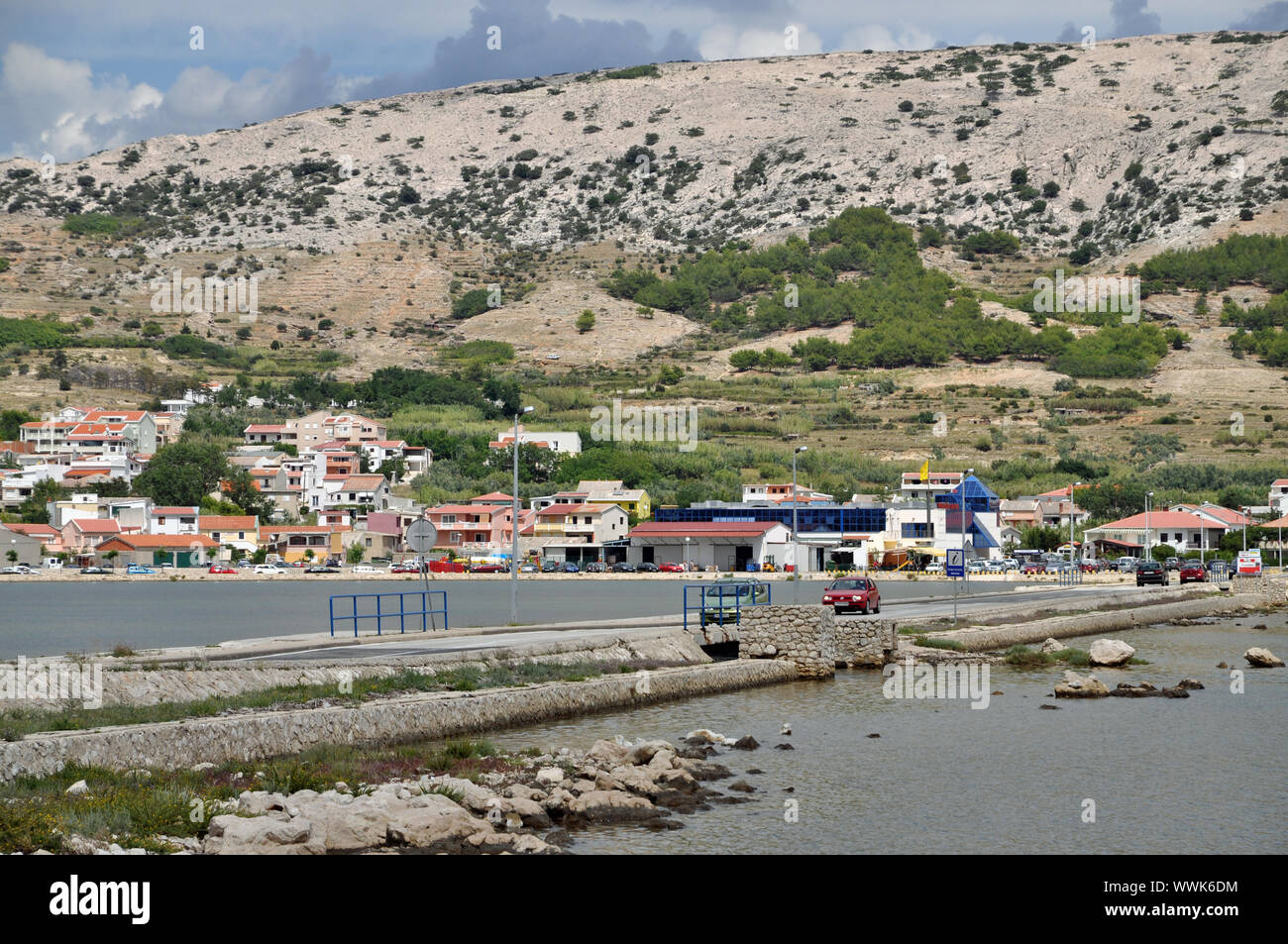 Pag on the island of Pag Stock Photo - Alamy
