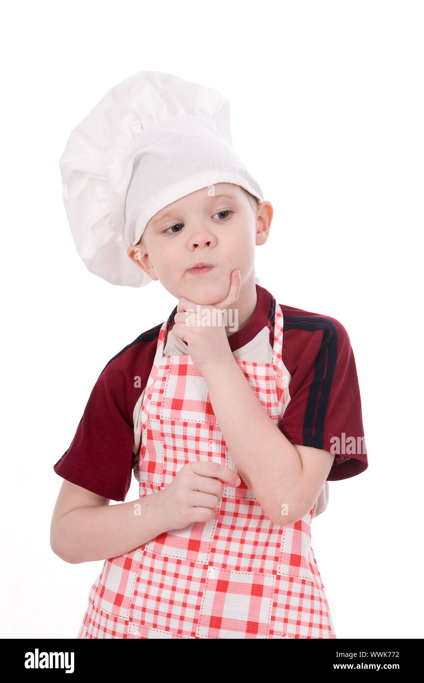 a boy chef Stock Photo - Alamy